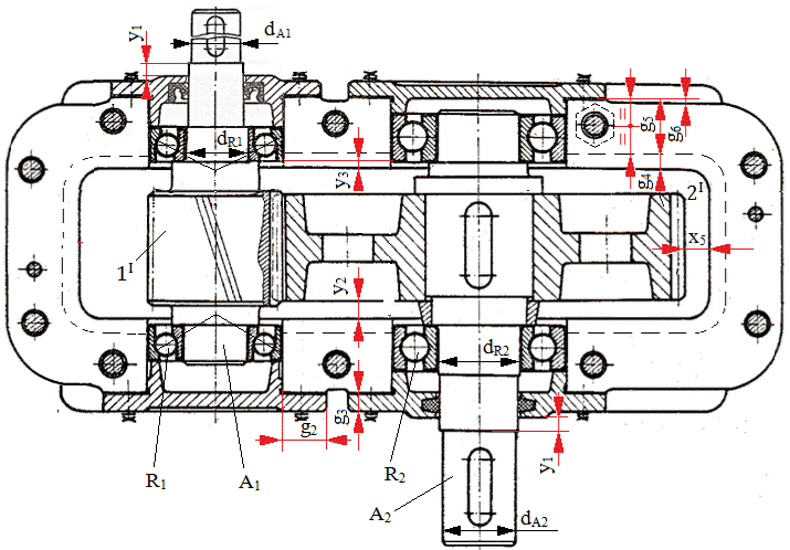 Reductoare de turatie conico-cilindrice - proiectare